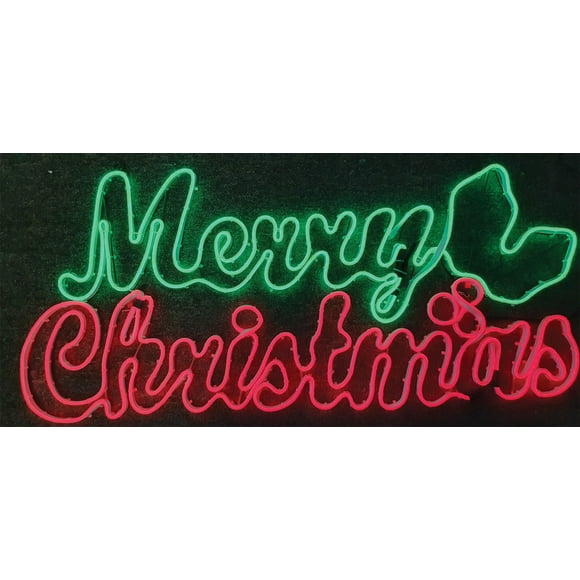 Christmas Lighted Sign