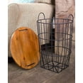 Wood Top Storage Basket Side Table - Walmart.com