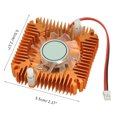 CPU Graphics Heatsink IC Chip Cooling With Fan 12V Radiator Cooler Heat ...