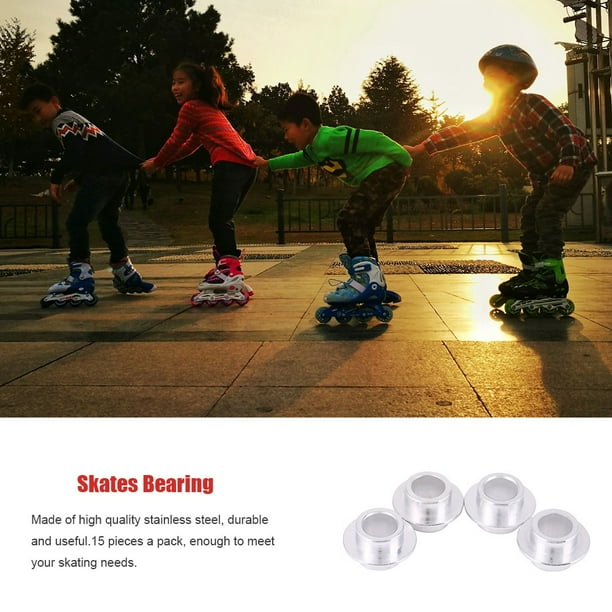 Lishi Roller Skate Wheel Bearing Bushing Spacers - Set of 15, Perfect ...