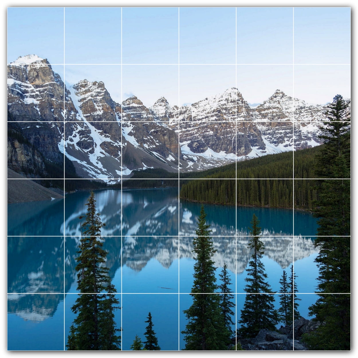 Picture-Tiles.com: Mountains Ceramic Tile Wall Mural WAL500851-66XL. 72 ...