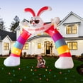 10FT Easter Inflatable Yard Decorations Bunny Archway Blow Ups Yard ...