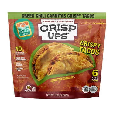 Don Lee Farms CrispUps Shredded Chicken Tacos, 12.96 oz bag, 6 Full ...