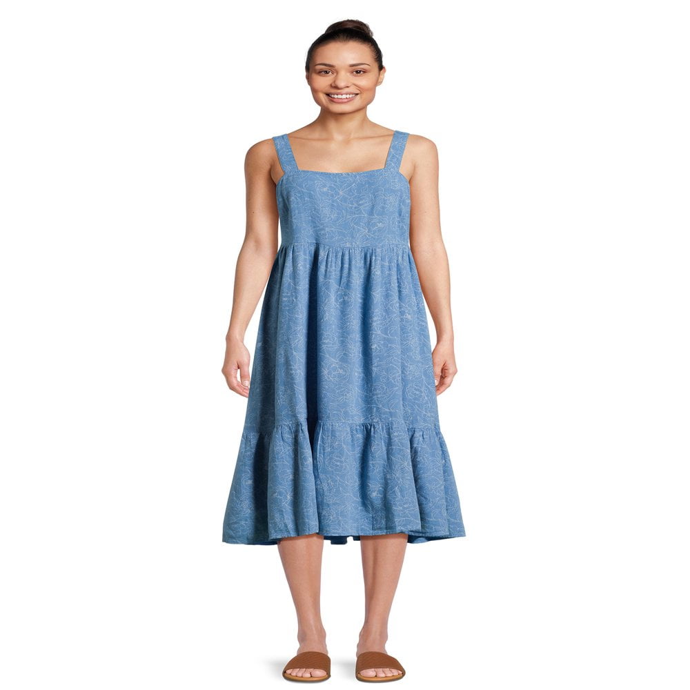 Click here for Chuank Time & Tru Women‘s Tie Back Midi Dress S prices