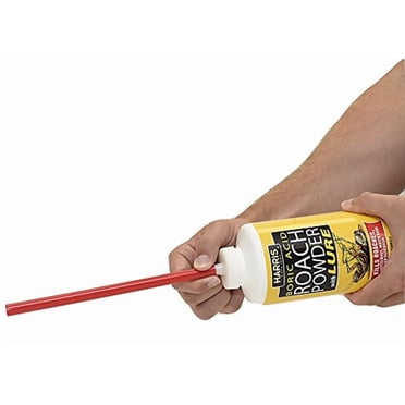 Harris Boric Acid Roach Killer Powder w/Lure, Includes Duster (32oz ...