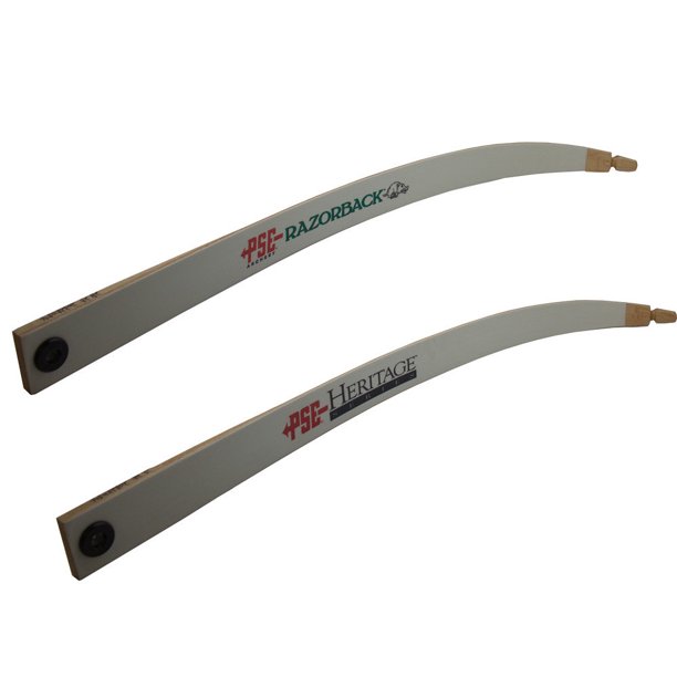 PSE Heritage Series Repalcement Razorback Limbs Pair 54" Recurve Bows ...