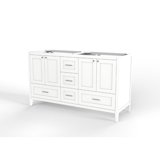 Disar 60" Bathroom Vanity Double Sink Base Only - Walmart.com