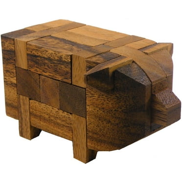 Star - Wooden Brain Teaser Puzzle - Walmart.com