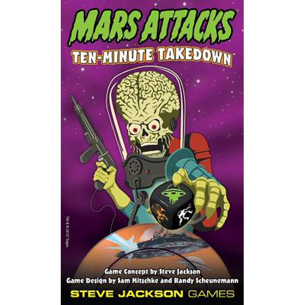 Mars Attacks Ten Minute Take Down Action Game - Walmart.com - Walmart.com