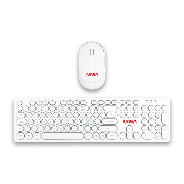 Teclado Y Mouse Inalámbrico Nasa Edición Cometa Plug&play Color Del ...