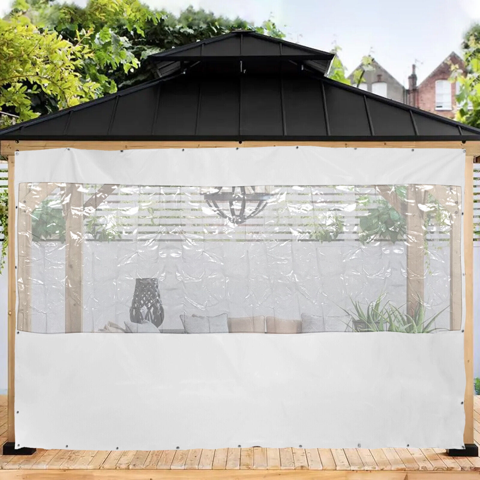 Colorfullrain Commercial Durable Clear Awning Canopy Patio Enclosure ...