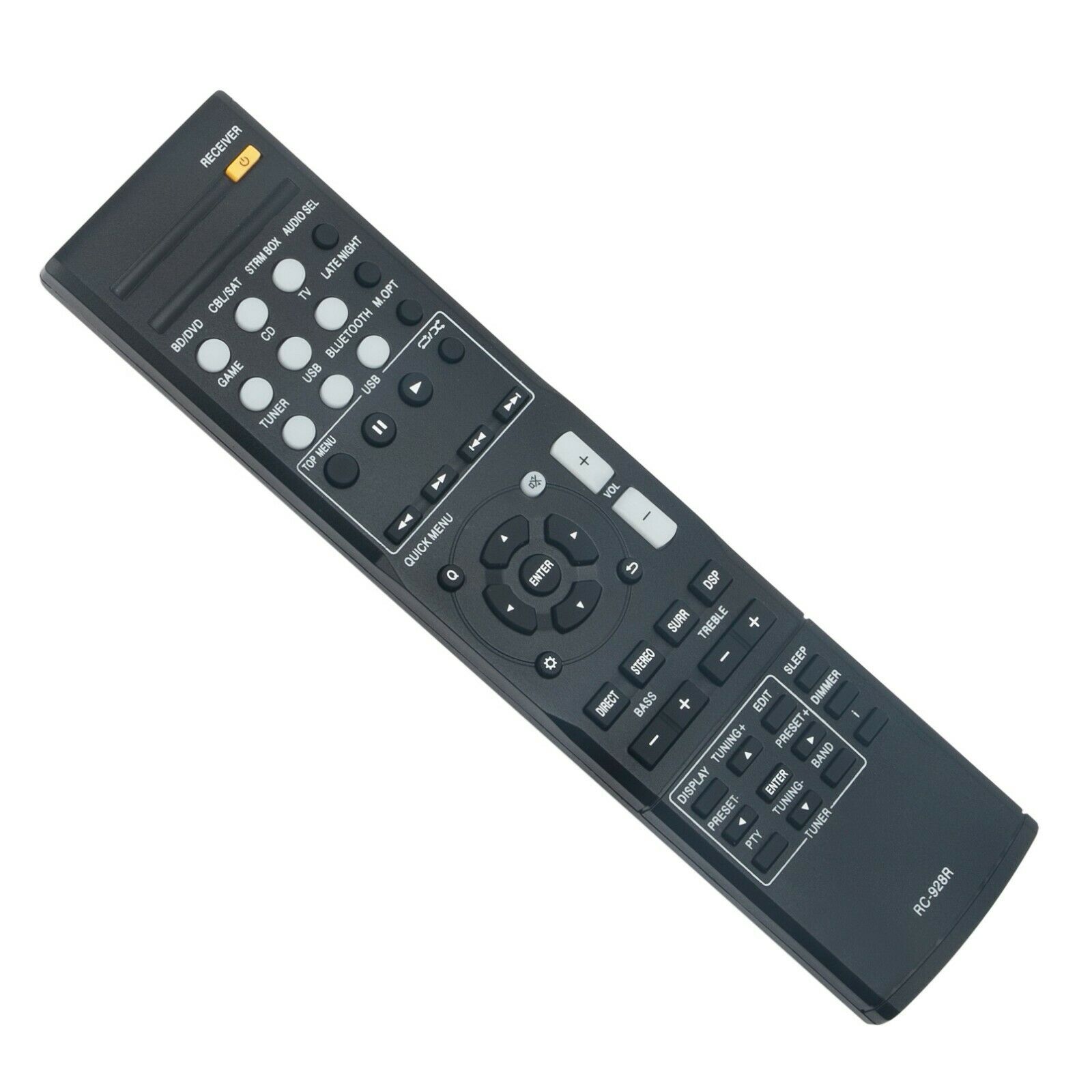 RC-928R Replacement Remote for Onkyo AV Receiver Amplifier, Compatible with HT-S3900, HT-R397 ...