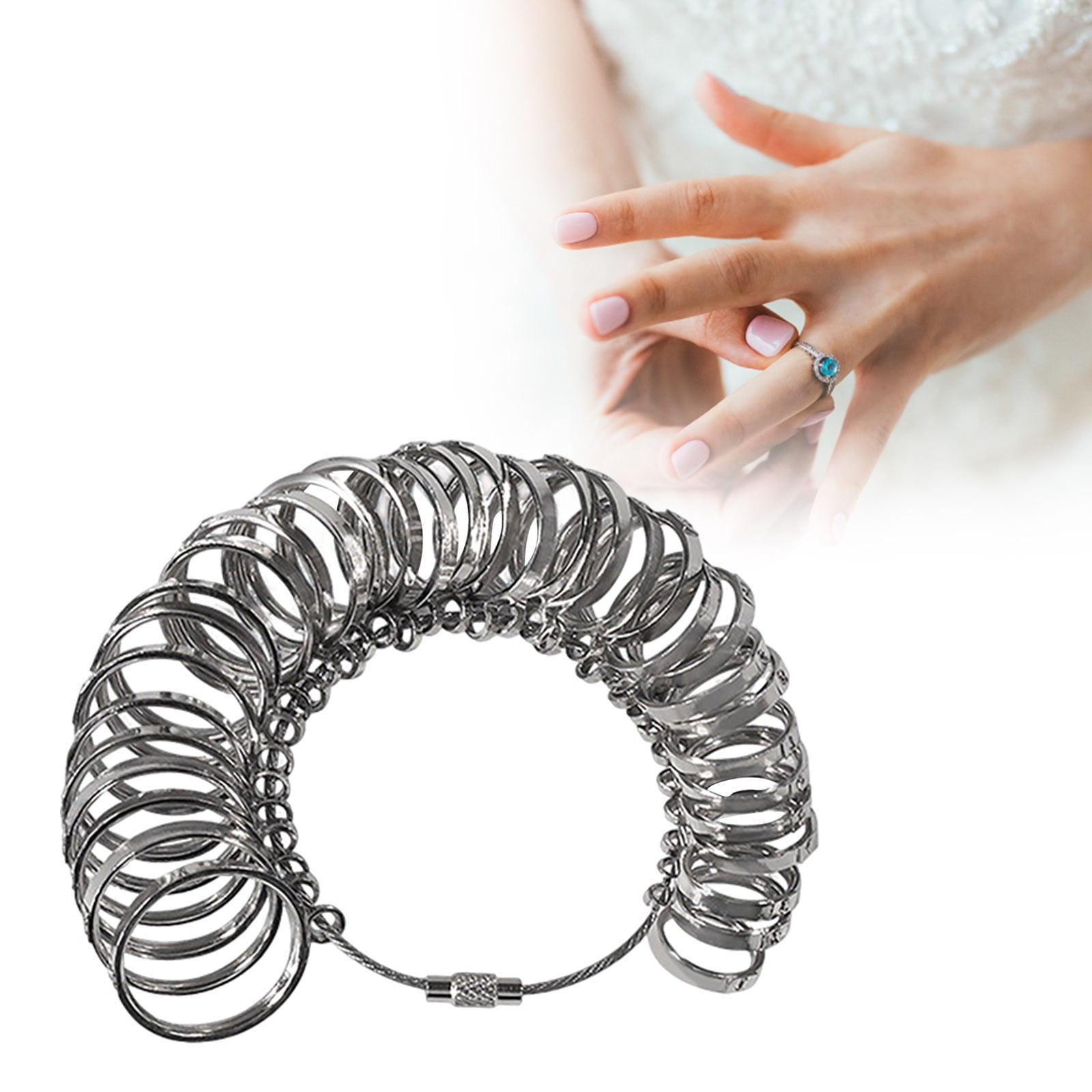 Click here for Wifklsiipg Ring Sizer Tool Accurate Finger Measure... prices