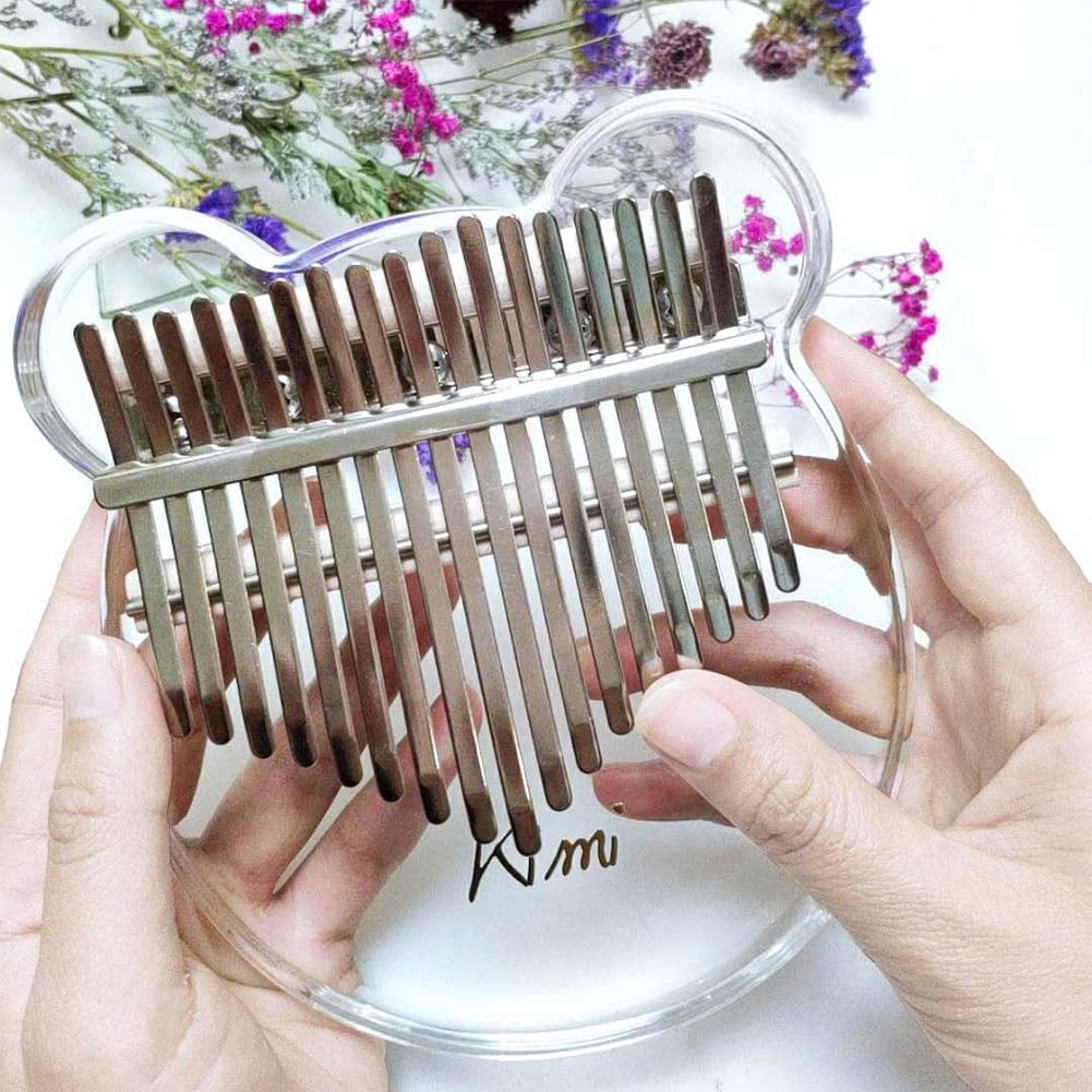 Kalimba Clear Acrylic Kalimba Thumb Piano Clear Kalimba 17 Key Finger ...