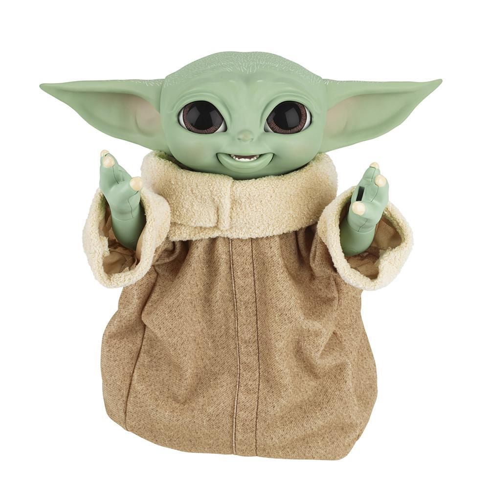 Star Wars Galactic Snackin’ Grogu 9.25-Inch-Tall Animatronic Toy with ...