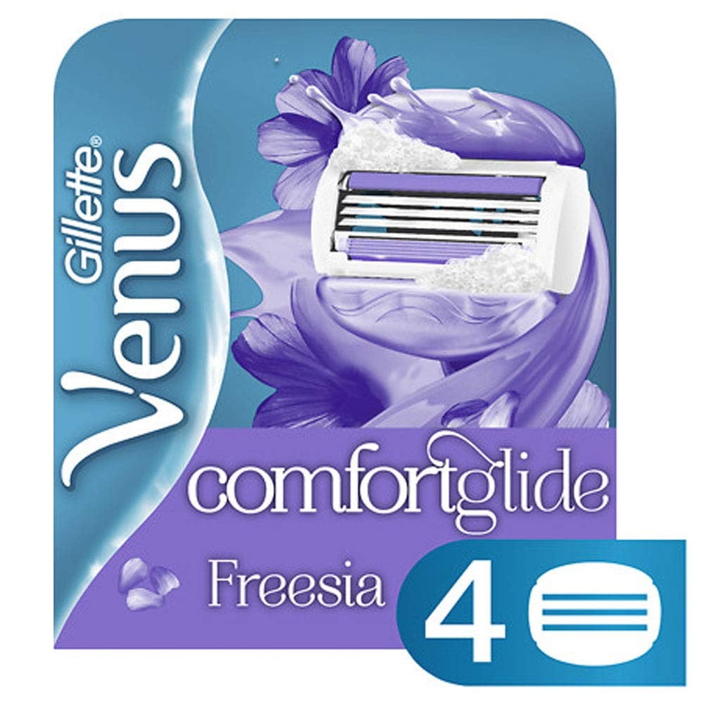 Gillette Venus Comfortglide Breeze Women's Refill Razor Blade ...