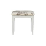 Linon Home Furniture Butterfly Vanity Set, Flip Top Mirror and Stool ...