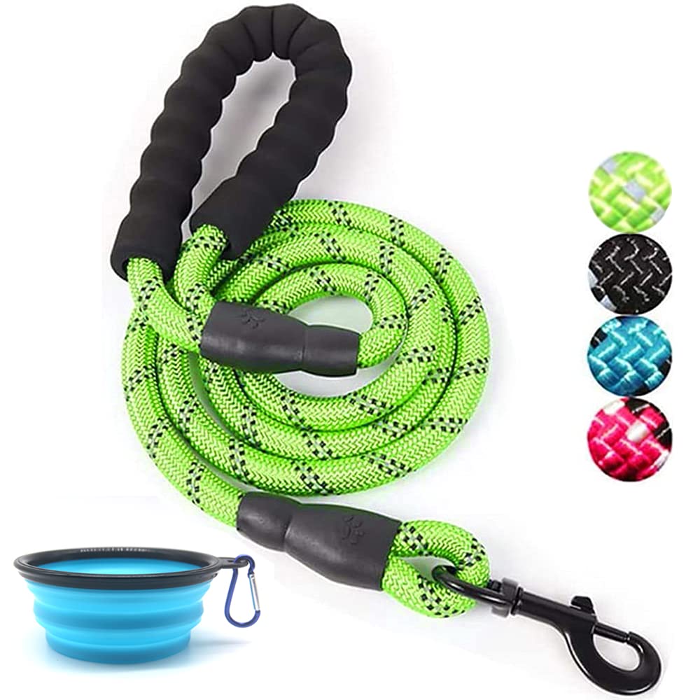 5 ft Strong Dog Leashes, DELEE Strong Dog Lead with Comfortable Padded ...