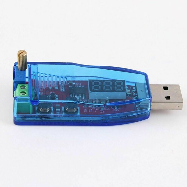 LED DC-DC 5V to 24V Adjustable Potentiometer USB Step Up/Down Buck ...