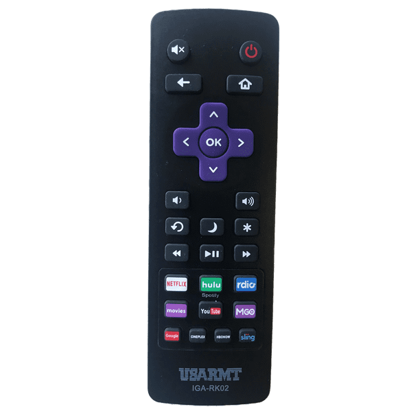 Insignia ROKU IGA-RK02 Universal Replacement Remote Control. Suitable ...