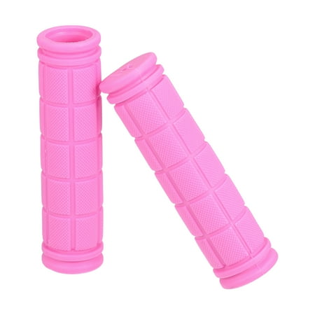 Uxcell Rubber Pink Handle Grips Fitness Equipment Handlebar Grips 2 Set ...