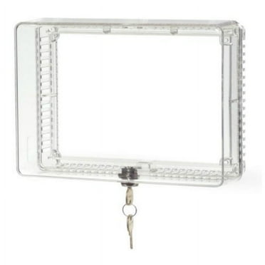 Honeywell Small Thermostat Guard CG510A1019 with AC Cover, Round Lock ...