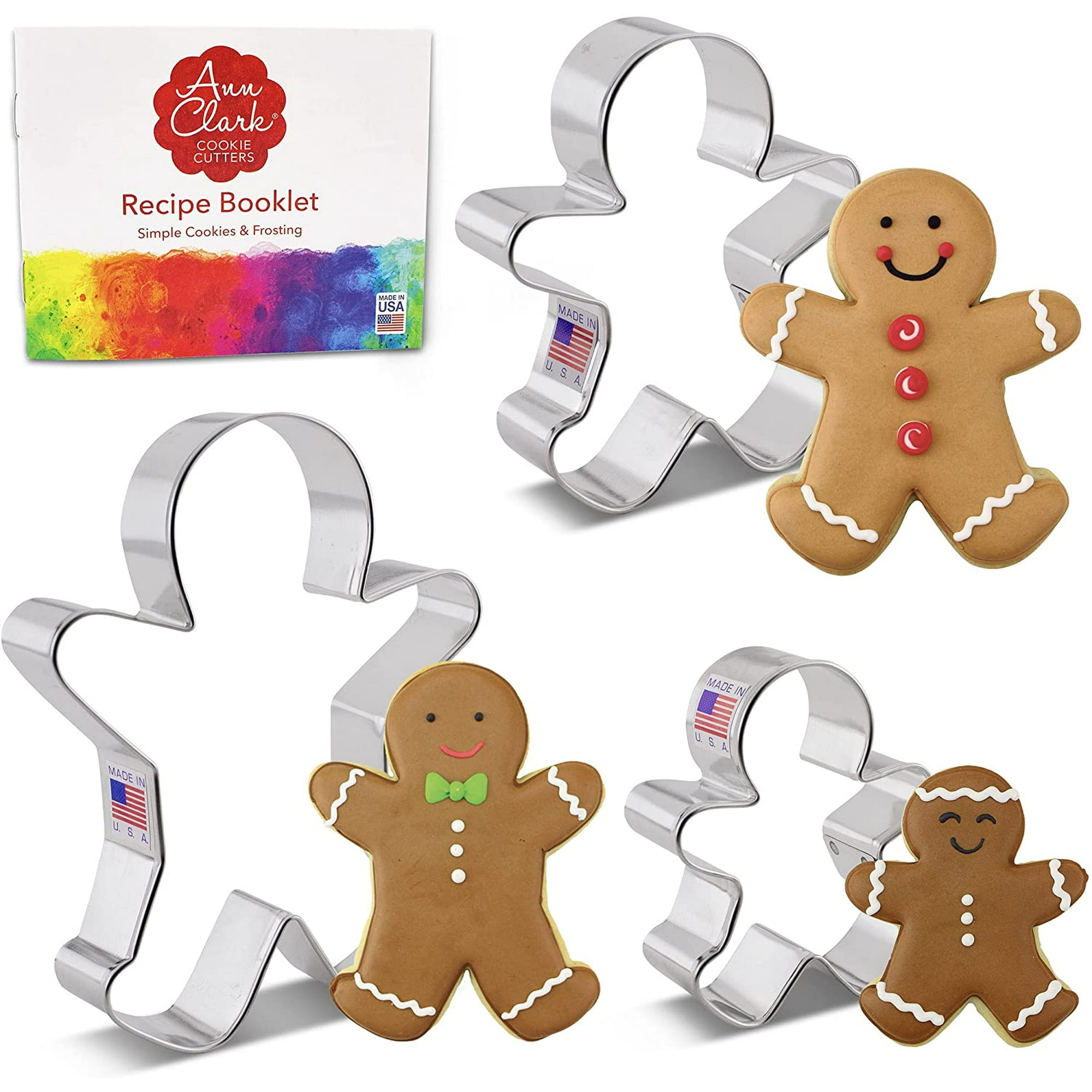 Click here for Ann Clark Cookie Cutters 3 Piece Gingerbread Man C... prices