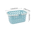Plastic Storage Basket, Bathroom Organizer Basket, Open Weave Laundry ...