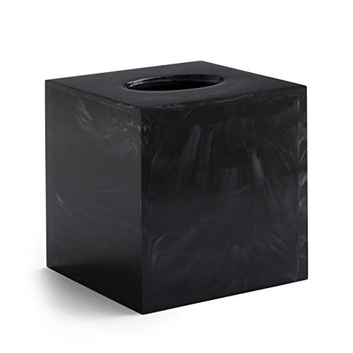 TurkishTowels Bologna Black Tissue Holder, Bathroom Vanity Countertops ...
