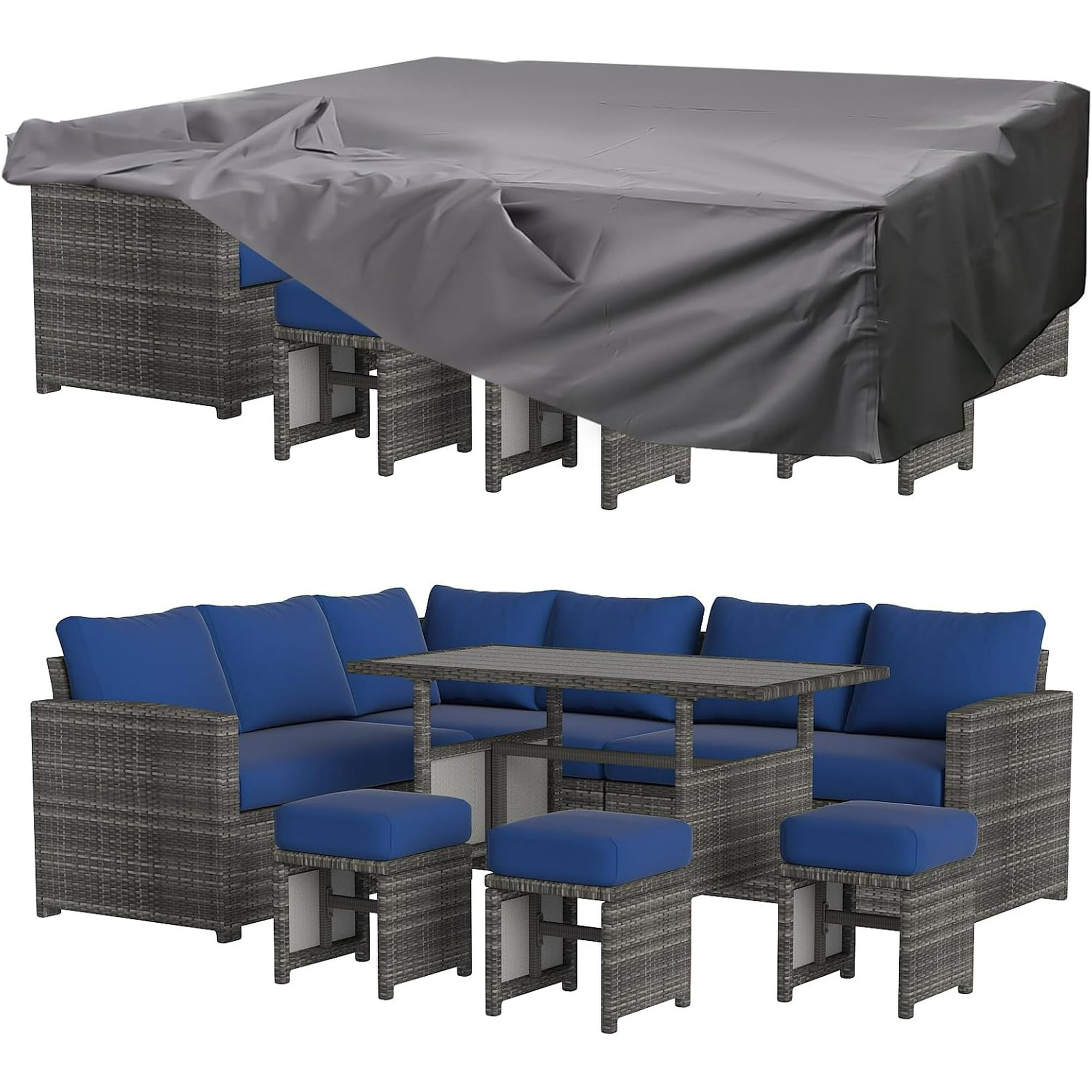Click here for Aecojoy 7 Pieces Patio Furniture Set And Protectio... prices