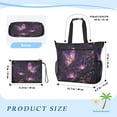 Beach Tote Bag with Waterproof Wet Pocket & Detachable Pouch for Pool ...