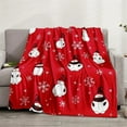 Christmas Flannel Blanket Soft Cozy Christmas Blanket Living Room Sofa ...