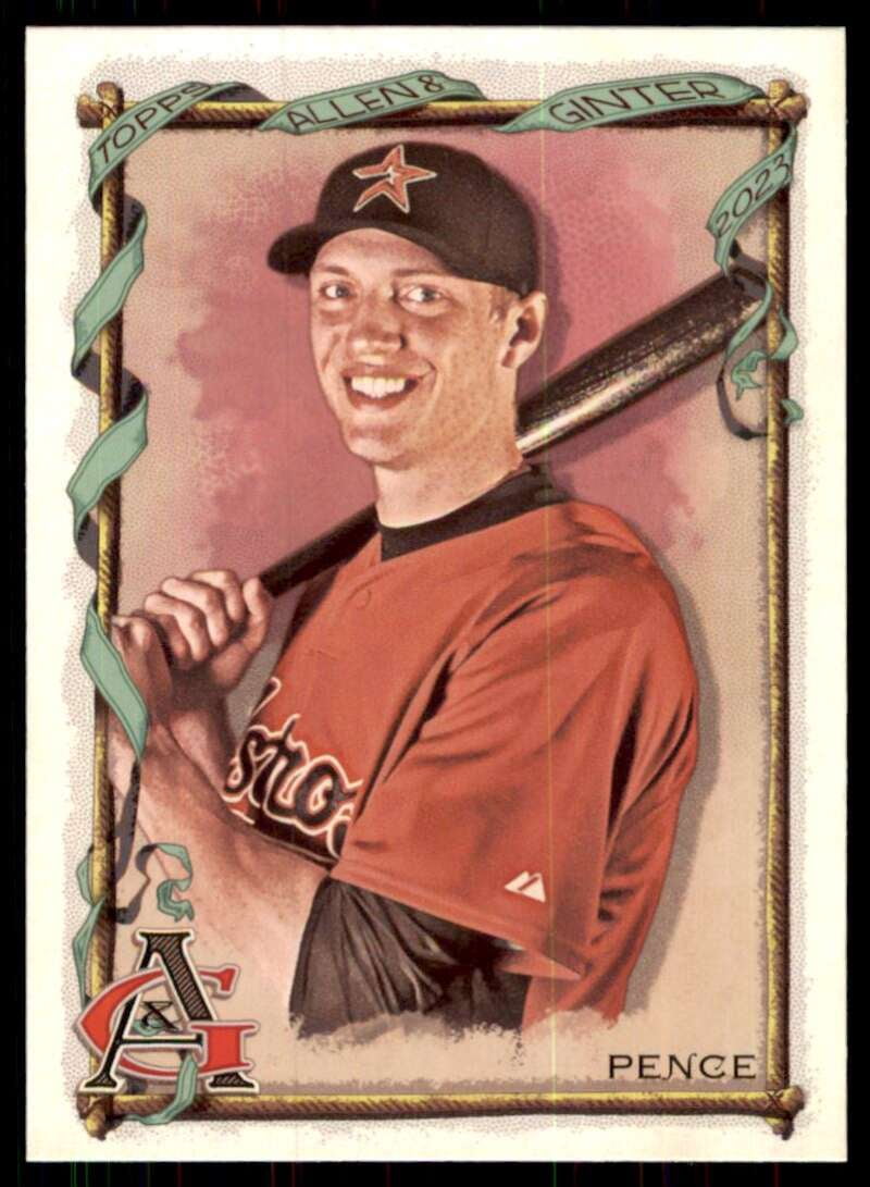 2023 TOPPS ALLEN AND GINTER #349 HUNTER PENCE SP HOUSTON ASTROS ...