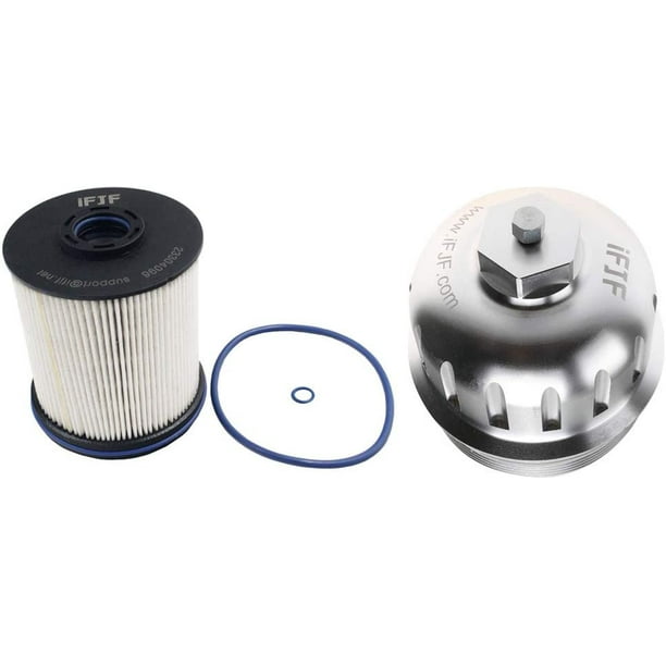 iFJF TP1015 Fuel Filter and 134001 Housing Cap Replacement for Duramax ...