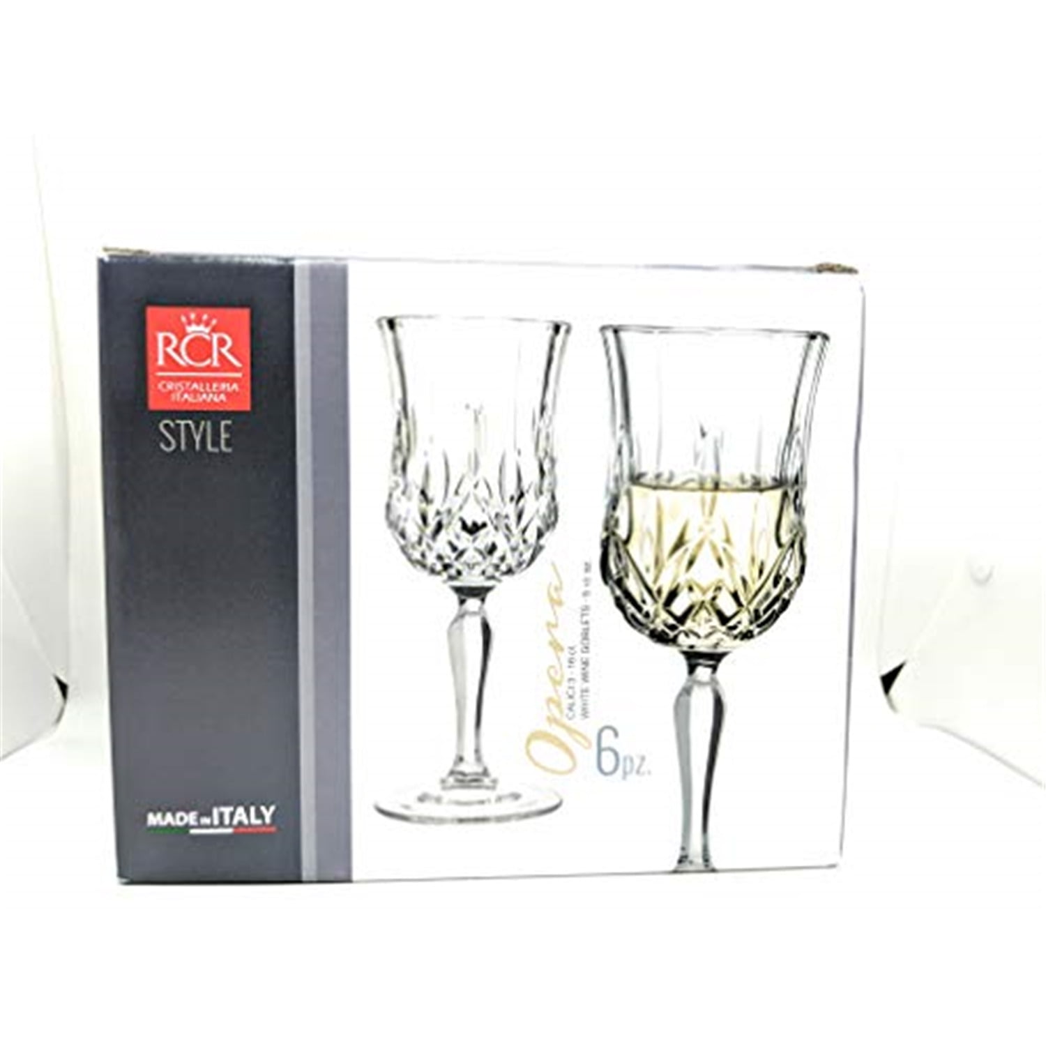 RCR Opera Wine Glass set of 6 - Walmart.com
