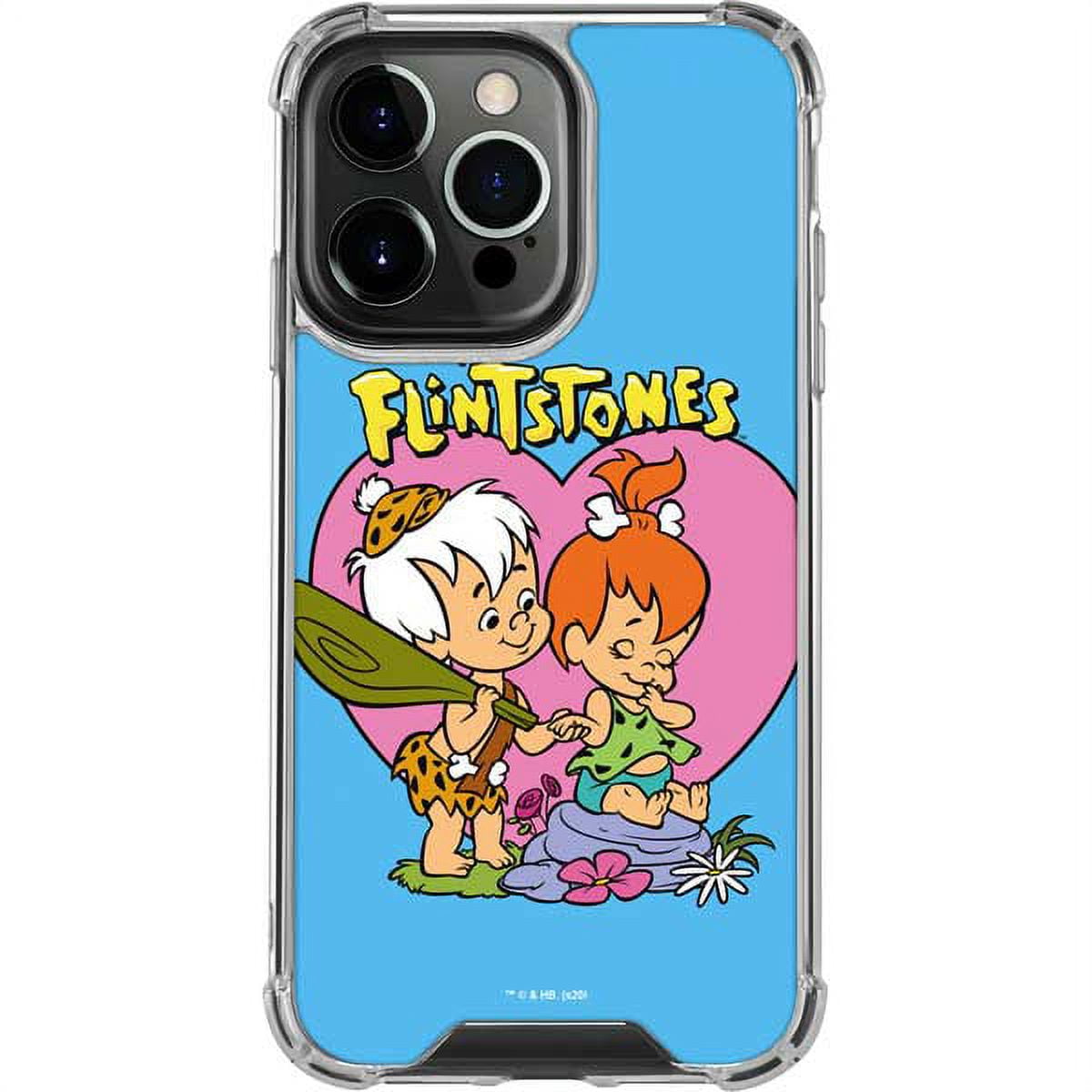 Skinit Cartoons Bamm-Bamm and Pebbles iPhone 13 Pro Clear Case ...