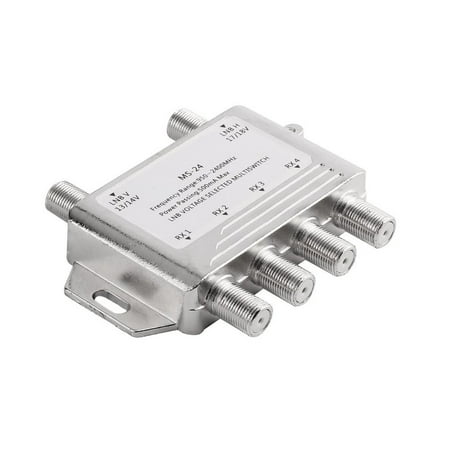 Mini 2x4 JS-MS24 Satellite Signal Multiswitch LNB Voltage Selected ...