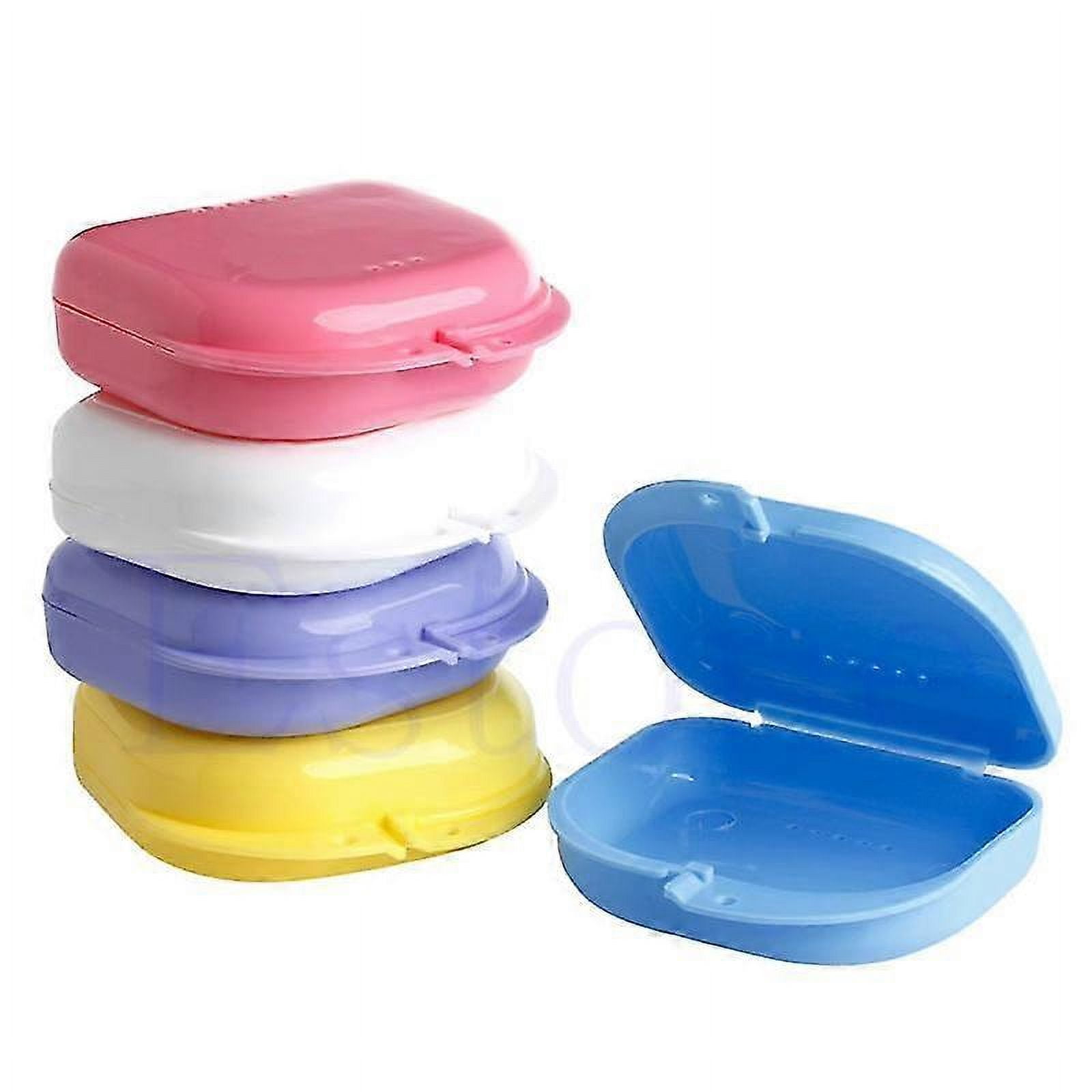 Retainer Box Mouth Guard Container for Case Orthodontic Denture Storage ...