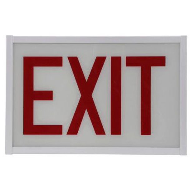 Crouse-Hinds DMVF EXD, Fluorescent Lighting Fixture Exit Sign, 1 PC ...