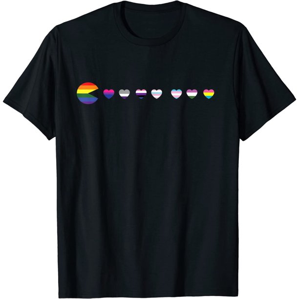 Video-Game Funny Gaming LGBT-Q Ally Pride Flag Gamer T-Shirt - Walmart.com