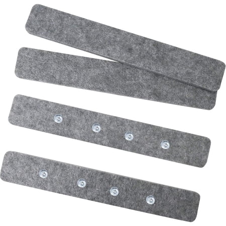 Felt Pin Board Bar Strips Bulletin Board Tiles for Wall with 40 Push ...