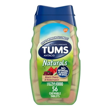 Equate Ultra Strength Antacid Tropical Fruit Chewable Tablets, 1000 mg ...