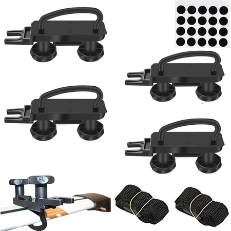 LAICAIW 4 PCS Roof Box Mounting Fitting Kit, Universal U Clips Rooftop ...