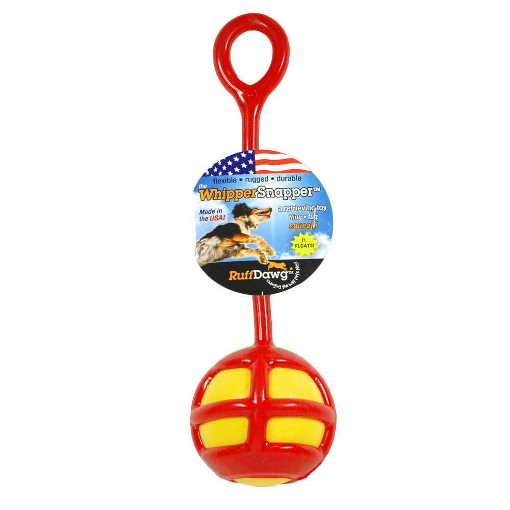 Ruff Dawg Whipper Snapper Rubber Indestructible Retrieving Dog Toy ...