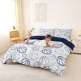 Castle Fairy Sport Basketball Duvet Cover King, Ball Game King Bedding ...