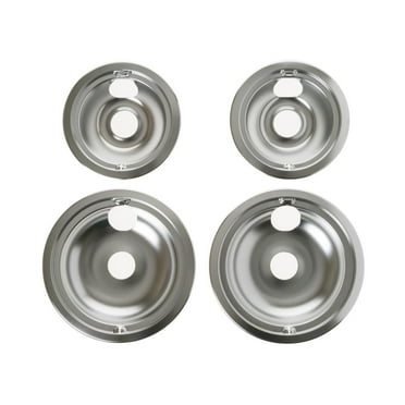 Range Chrome 8" Drip Pan replaces GE, Hotpoint, 8GE, WB32X10013 ...