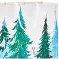 Christmas Gift Bags - White with Wreaths, Snowflakes and Trees (8 ...