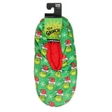 Dr. Seuss The Grinch That Stole Christmas Slippers Santa Grinch Slipper ...
