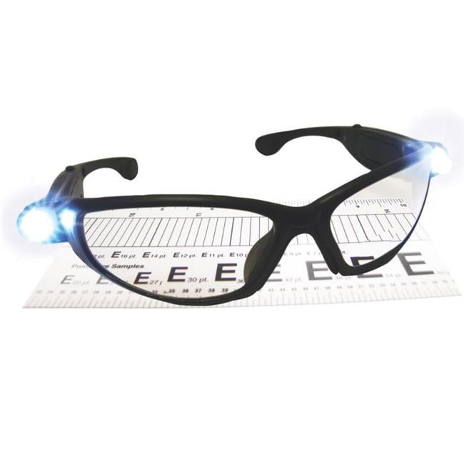 2.0 LED Inspectors Readers Safety Glasses - Walmart.com - Walmart.com