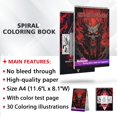 Ultimate Demon Spiral Bound Coloring Book, Embark on a Horrifying ...